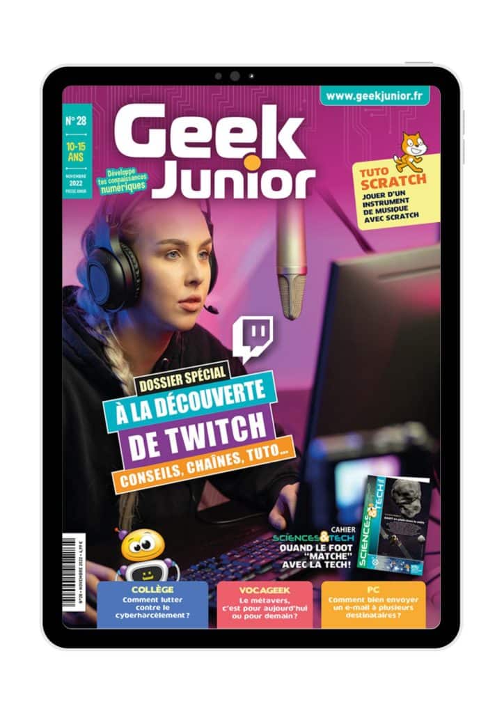 Magazine Geek Junior - Geek Junior n°28 Version numérique