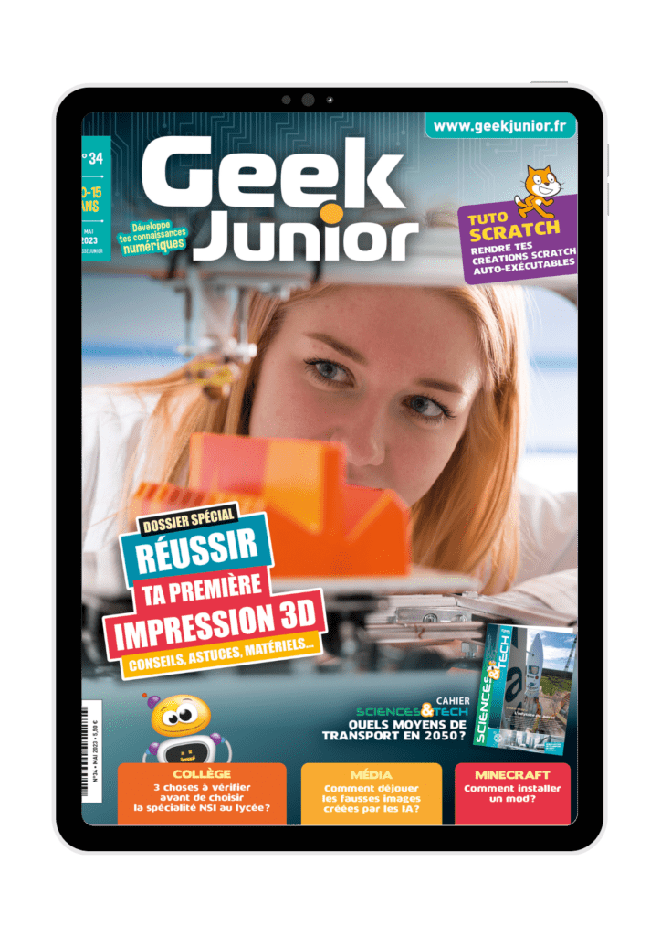 Magazine Geek Junior - Geek Junior n°34 Version numérique